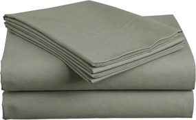 Prostěradlo BASIC šedozelené 200x220 cm