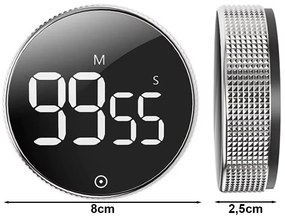 Digitální kuchyňské stopky s magnetickým uchycením - VERK