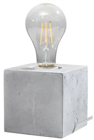 Sollux SL.0683 - Stolní lampa ABEL 1xE27/60W/230V beton