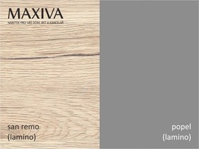 MARIDEX Postel - DIONE D04, 160x200 cm, san remo/popel
