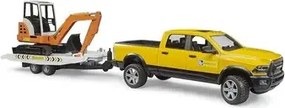 Bruder Terénní servisní auto RAM s minibagrem / 1:16 / od 4 let