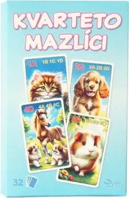 RAPPA Karty Kvarteto Zvířecí mazlíci / Karetní hra