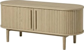 TV stolek v dekoru dubu ve světle přírodní barvě 140x56x40 cm Meta – Unique Furniture