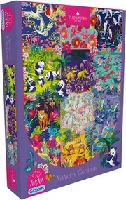 GIBSONS Puzzle HoT: Zvířecí karneval / 1000 dílků / 49 x 68 cm