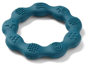 BABYONO Kousátko silikonové Kroužek modré
