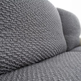 Bielastické potahy MODULO tmavě šedé sedák M (40-59 cm x 81-130 cm)