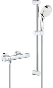 Grohe Grohtherm 800 Cosmopolitan sprchový set s termostatem na zeď, 2 proudy, chrom 34768000