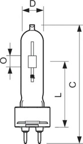 Výbojka Philips MASTER CDM-T 150W/942 teplá bílá 4200K