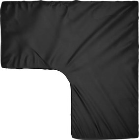 Plachta na zahradní nábytek tvar L 16 oček 215 x 215 x 70 cm 319315