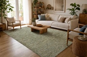 Oboustranný koberec NEPAL Olive II zelený