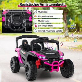 Costway Dětské 12 V elektrické auto s dálkovým ovládáním Electric UTV Truck