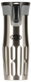 Termohrnek NILS Camp NCC06 stříbrný, 420 ml.