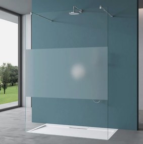 design sprchová zástěna WALK-IN BREMEN 2 - CHROM Double 100-160cm