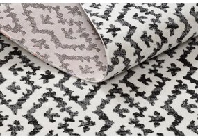 Kusový koberec Fabio černo krémový 120x170cm
