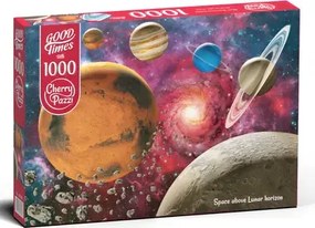 CHERRY PAZZI Puzzle Vesmír nad měsíčním horizontem / 1000 dílků / 70 x