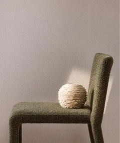 Krémová keramická ručně vyrobená váza (výška 15,5 cm) Evania – Kave Home