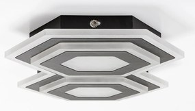 Rabalux Černé stropní LED svítidlo Bitsi 250x410mm 44W 71114