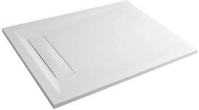 Gelco Gelco, ELEA vanička z litého mramoru, obdélníková 120x90cm, bílá, PEL12090