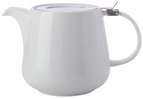 Bílá porcelánová čajová konvice se sítkem Maxwell &amp; Williams Basic, 600 ml