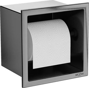Mexen X-Wall-P držák na toaletní papír, kartáčovaný gun grey - 19E3