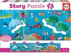 EDUCA Story puzzle Podmořský svět / 26 dílků / od 3 let