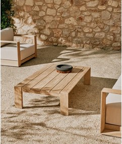 Zahradní konferenční stolek z masivu akácie 82,5x140 cm Ambra – Kave Home