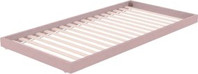 Benlemi Dřevěná výsuvná přistýlka SLEEP pod postel na kolečkách Zvolte barvu: Transparentní vosková lazura matná, Zvolte rozměr: 80x190 cm (pod postel 80x200 cm), Zvolte typ: Pro postel FENCE