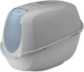 Moderna Mega Smart šedá / Kočičí toaleta s krytem / 66,2 × 45,9 × 49 c