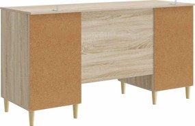 Stůl Dub sonoma 142,5 x 50 x 75 cm Kompozitní dřevo 3414614