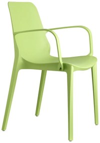 SCAB - Židle GINEVRA s područkami - zelená
