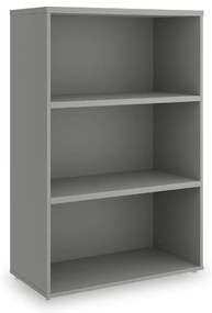Střední skříň SimpleOffice 80 x 40 x 120 cm, šedá