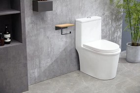 Tutumi Tutumi, držák WC papíru 322747, černá-hnědá, REA-07010
