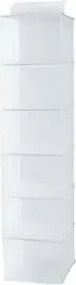 Compactor Milky 30 x 30 x 128 cm – 6 přihrádek / Závěsný organizér na
