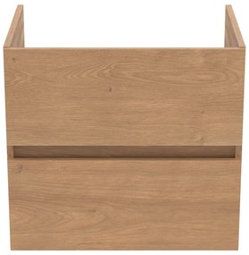 Závěsná skříňka pod umyvadlo v dekoru dubu v přírodní barvě 60x55 cm Eurovit+ – Ideal Standard