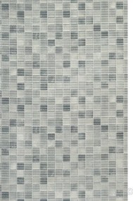 Breno Koupelnová pěnová předložka SOFTY-TEX 79847 šedé dlaždice, šíře 65 cm, Šedá