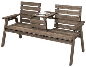 Costway Zahradní lavice se skládacím středovým stolkem, 160 cm GT4198CF