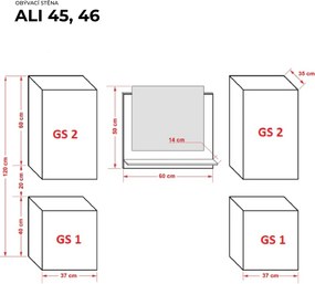 Ral Koupelnová stěna ALI 46 - Bílý lesk