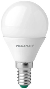 LED žárovka E14 kapka 4,9W, opálová, teplá bílá