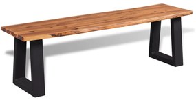 Lavice z masivního akáciového dřeva 160 cm,  245688