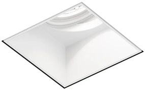 Wever & ducré čtvercové stropní vestavné svítidlo strange trimless ceiling rec 1.0 led 1800-3000k w tree bílá matná