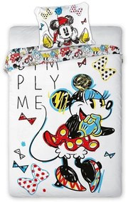 Dětské povlečení retro myška Minnie 140x200, 70x90