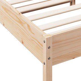 vidaXL Rám postele 90 x 190 cm masivní borové dřevo [844753] Barva: Přírodní