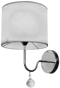 CLX Moderní nástěnná lampa NUNZIO, 1xE27, 60W, bílá 21-23230