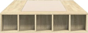 Rám postele dub sonoma 90 x 200 cm kompozitní dřevo 3280519