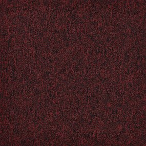 Kobercové čtverce Modulyss First Forward 353 - červené - 50x50 cm
