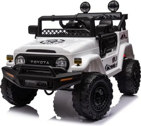 LEAN CARS Elektrické autíčko Toyota FJ 4x4 bílé