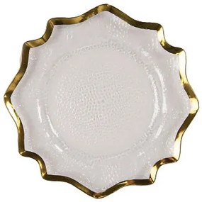 Melaminový dekorativní talíř Clayre &amp; Eef 65238GO