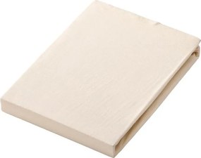 XXXLutz ELASTICKÉ PROSTĚRADLO, žerzej, krémová, 140-160/200-220 cm Novel - Prostěradla - 005054003102