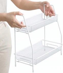 Organizér do kuchyně TALORO 31x32,5 cm, bílý