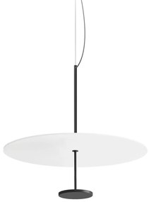 Linea Light CA087DBBWDI Stilo_P, závěsné svítidlo pro nepřímé osvětlení, 21W LED 3000K, bílá/černá, prům. 54,5cm